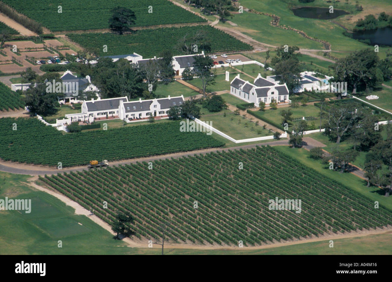aerial view Steenberg Wine Estate Constantia Nr Cape Town South Africa ...