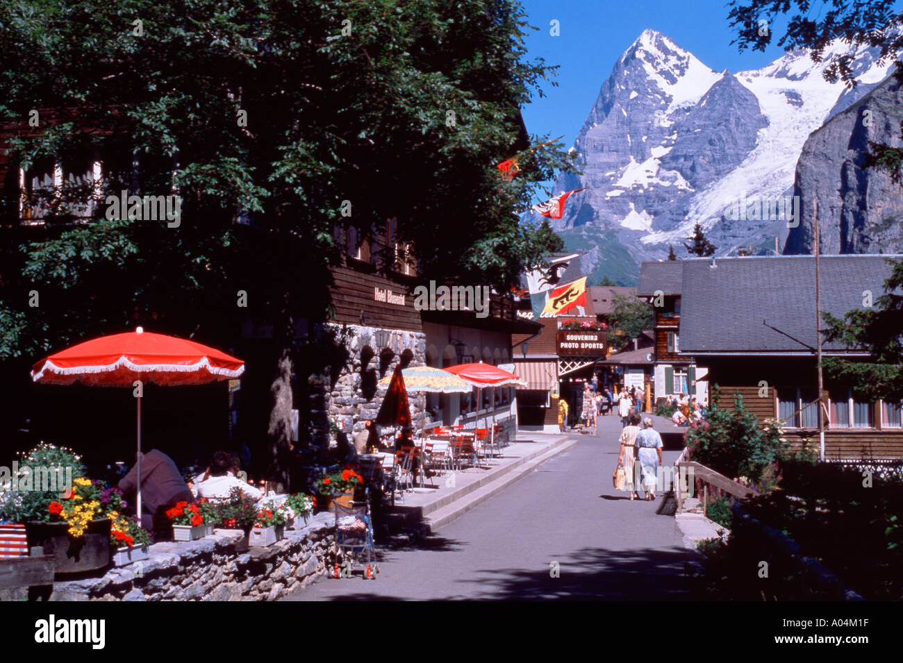 Murren resort hi-res stock photography and images - Alamy