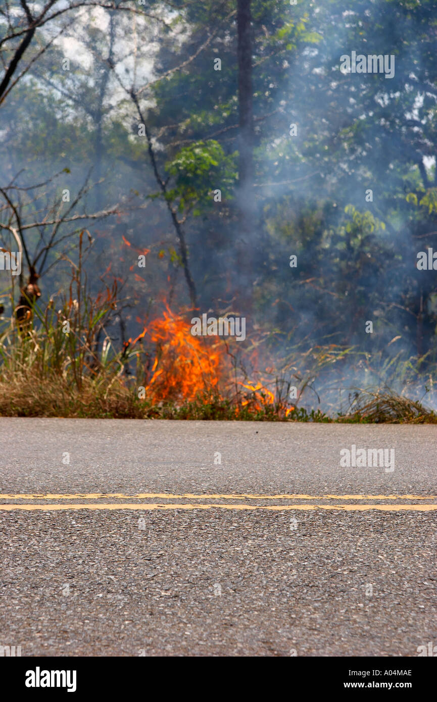 Bush fire that is out of control hi-res stock photography and images ...