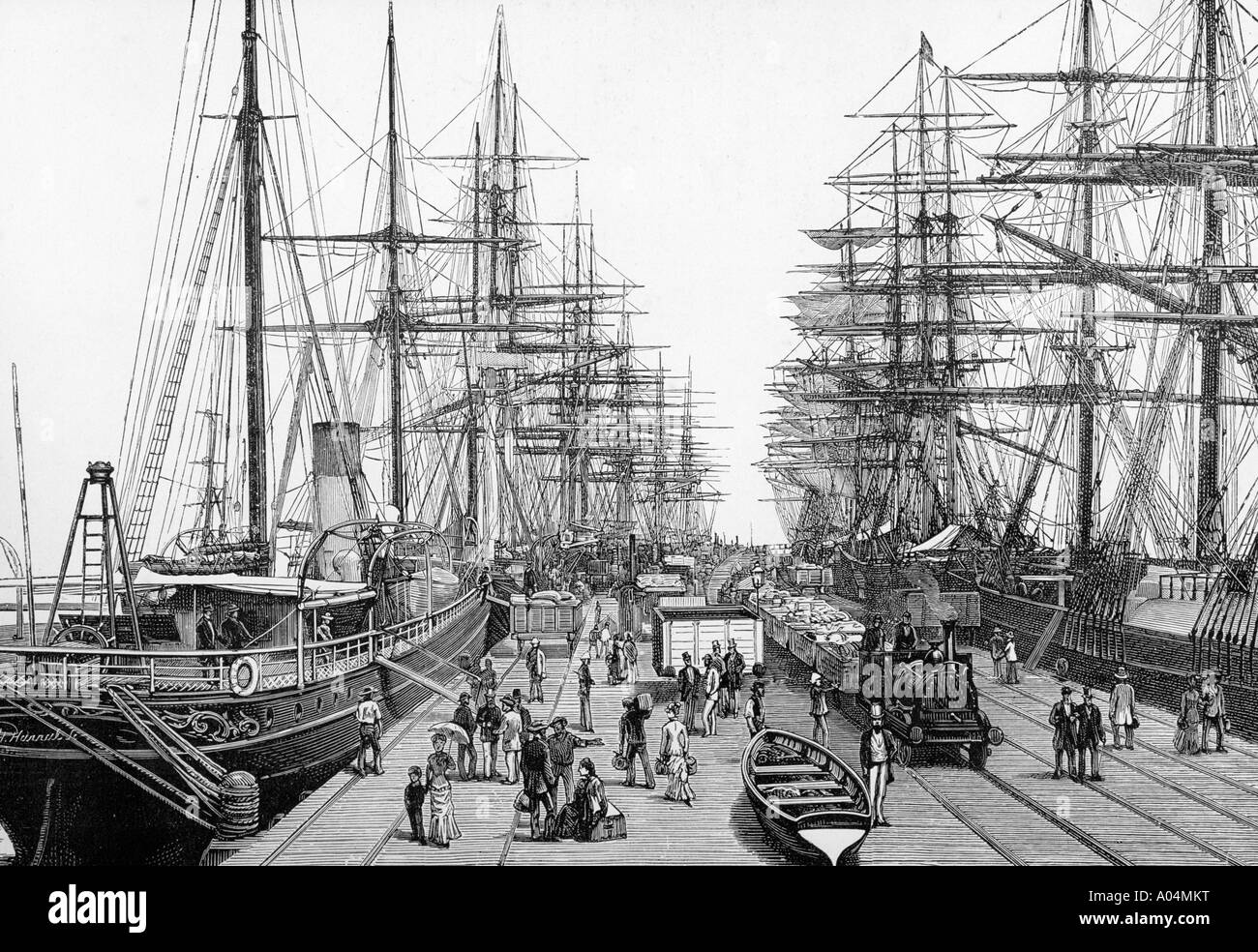 Port melbourne historical hi-res stock photography and images - Alamy