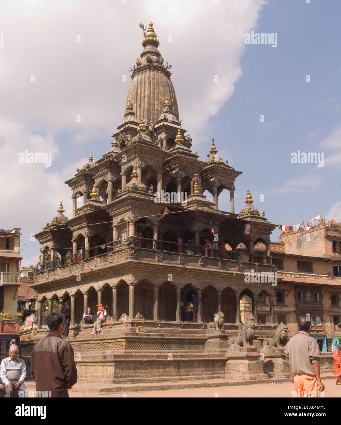 PATAN NEPAL November Krishna Mandir Temple built in 1637 in Shikara ...
