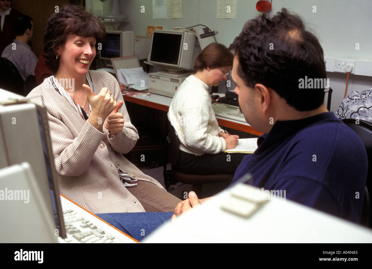 Deaf students teacher hi-res stock photography and images - Alamy