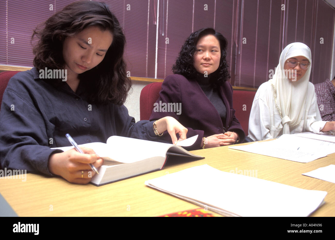 Adult education class Stock Photo - Alamy