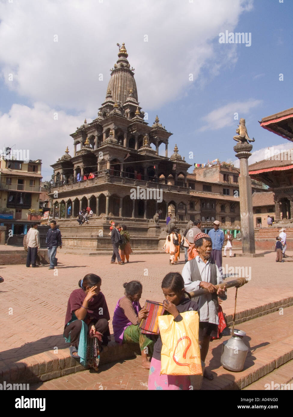PATAN NEPAL November Krishna Mandir Temple built in 1637 in Shikara ...