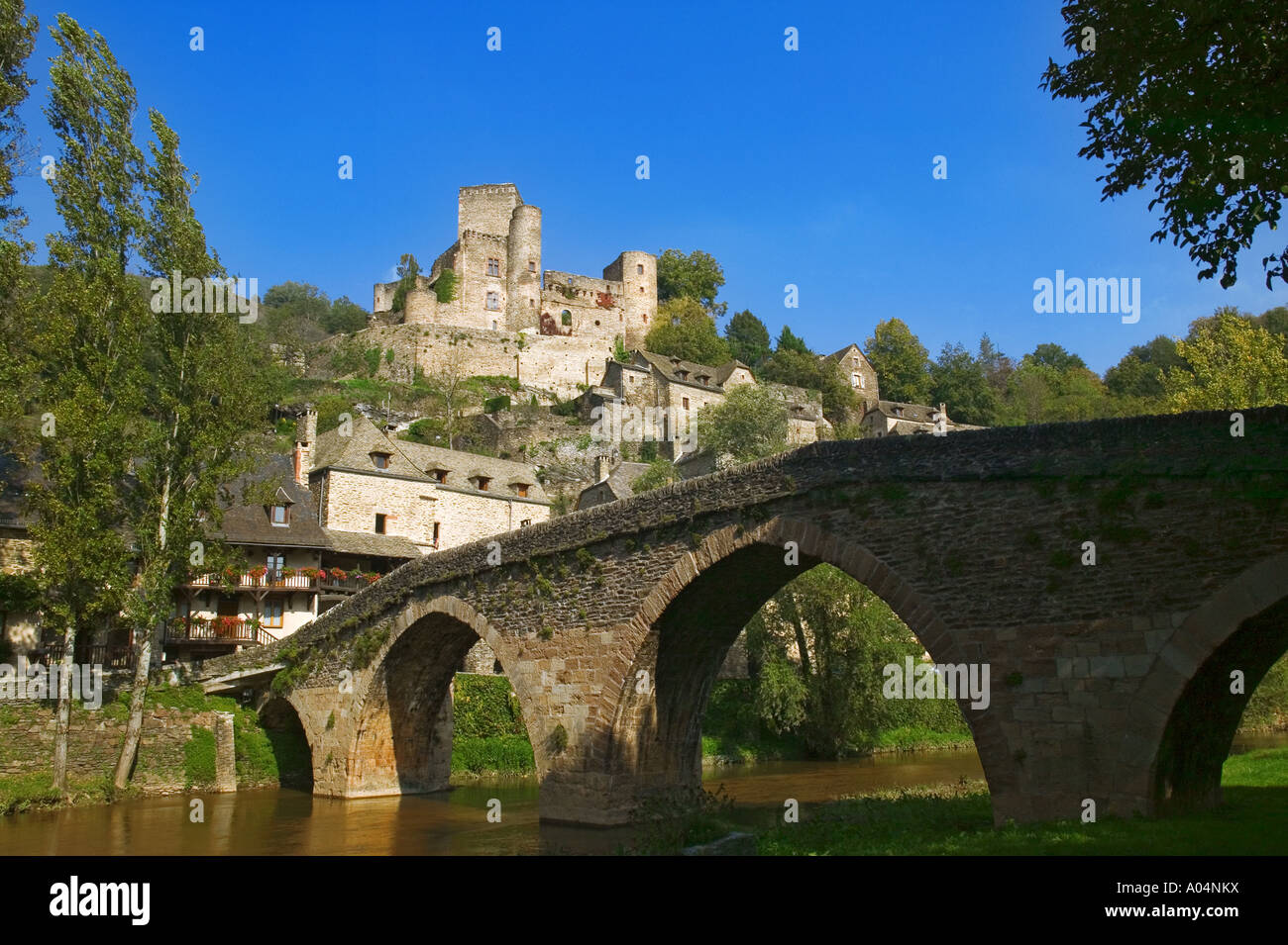 Belcastel village in aveyron hi-res stock photography and images - Alamy