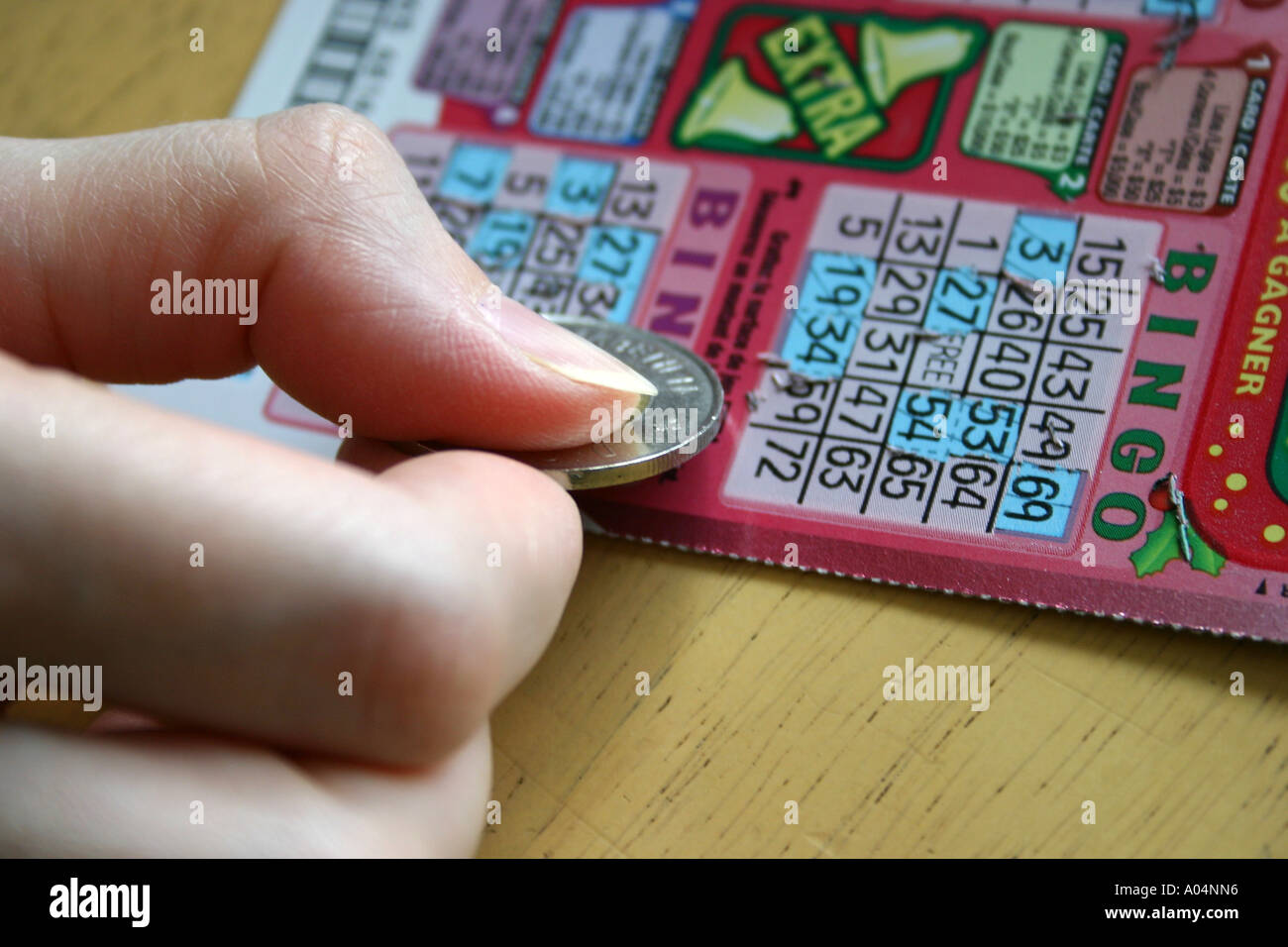 Bingo scratch card hi-res stock photography and images - Alamy