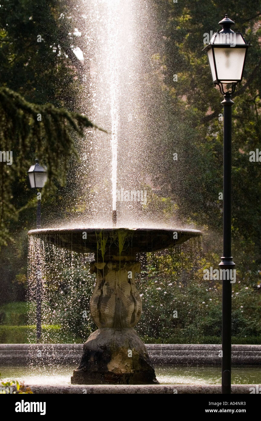 A Fountain of Water Stock Photo - Alamy