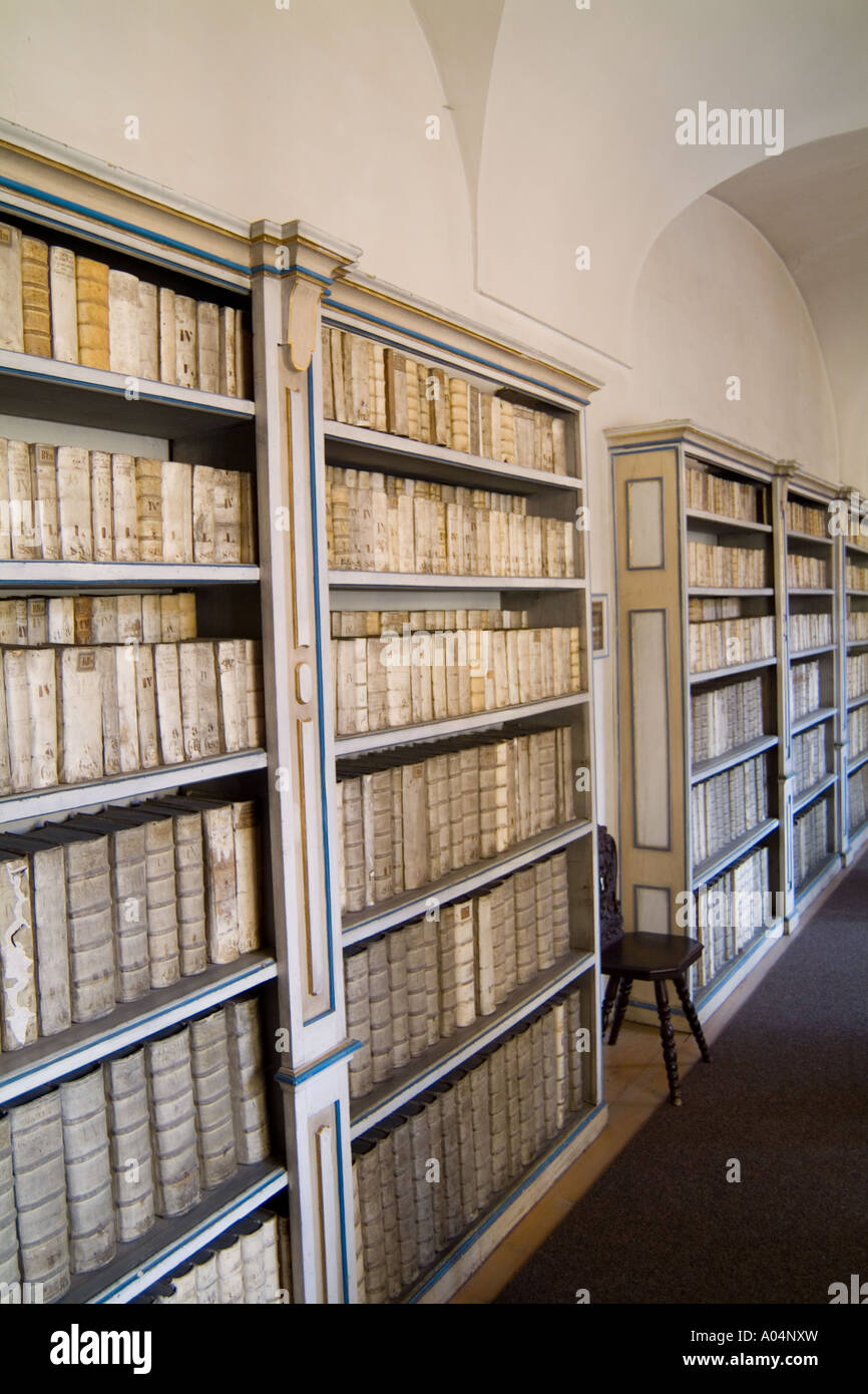 Fabulous beautiful historic Strahov Library with rare historical books ...
