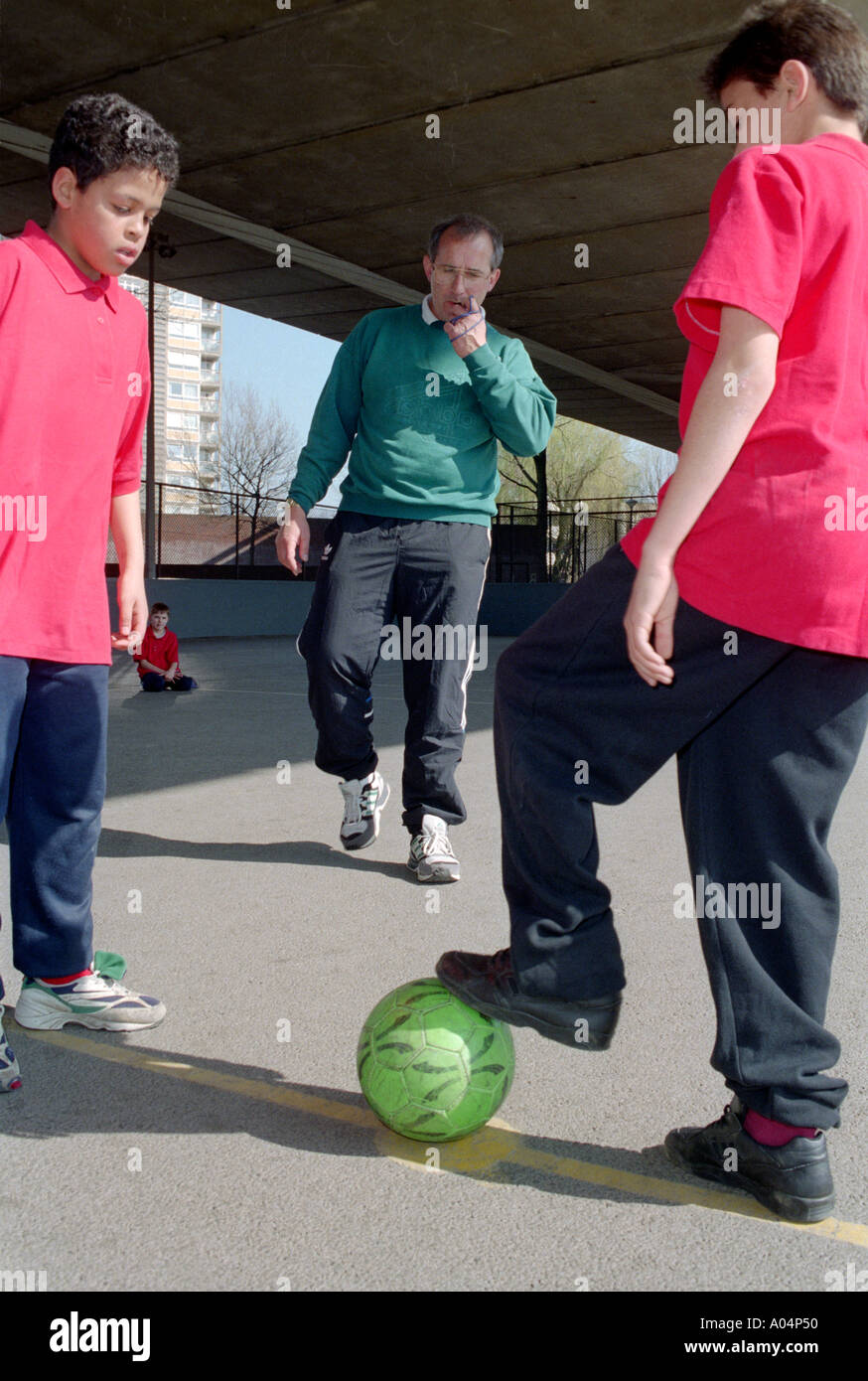 Football coaching england boys hi-res stock photography and images - Alamy
