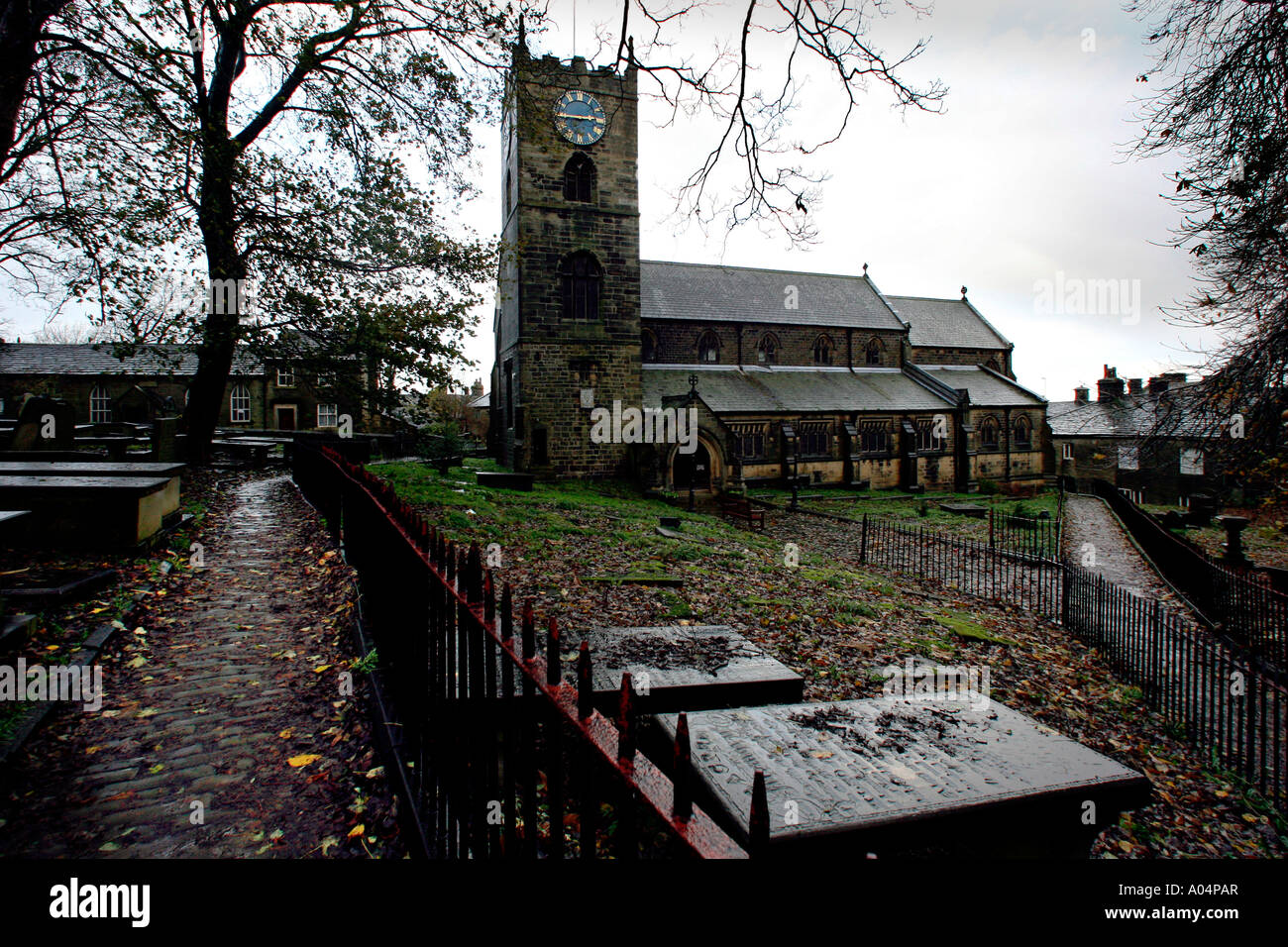 Haworth parish church hi-res stock photography and images - Alamy