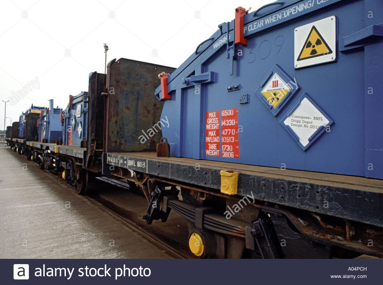 Nuclear Waste Train Stock Photos & Nuclear Waste Train Stock Images - Alamy