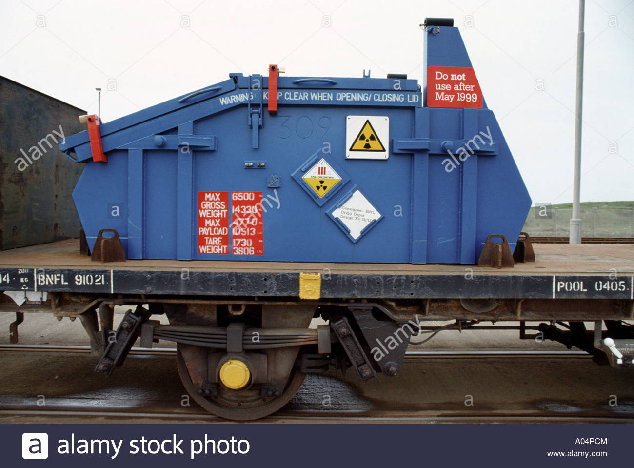 Nuclear Waste Train Stock Photos & Nuclear Waste Train Stock Images - Alamy