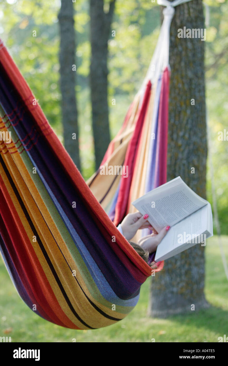 Teen engrossed in reading hi-res stock photography and images - Alamy