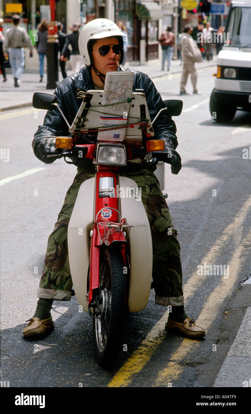 Taxi driver learning the knowledge High Resolution Stock Photography ...