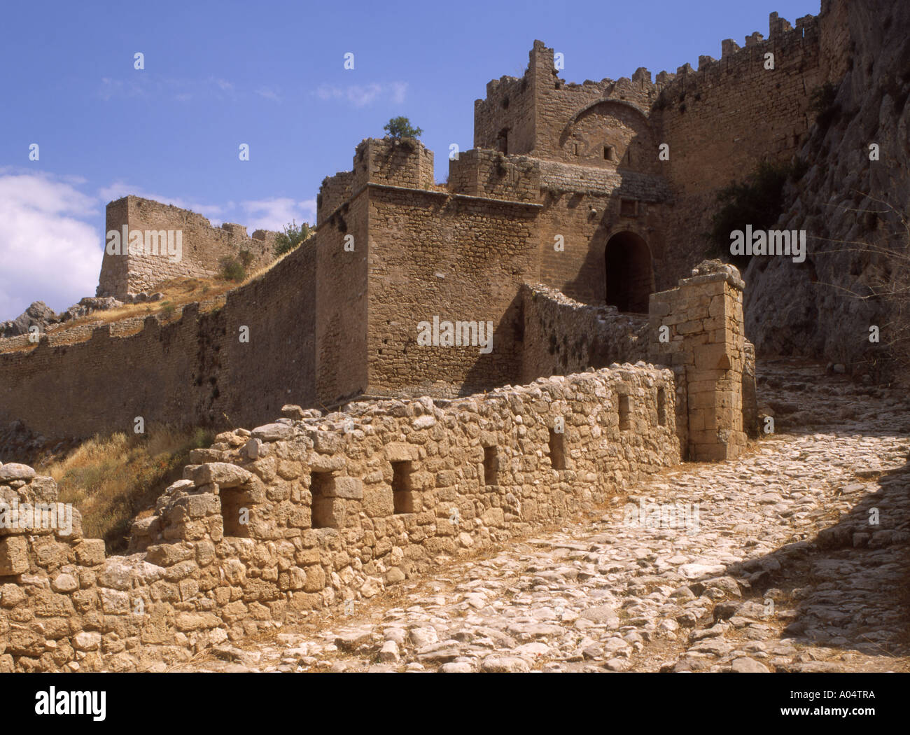 Greece. Corinth. Acrocorinth Stock Photo - Alamy