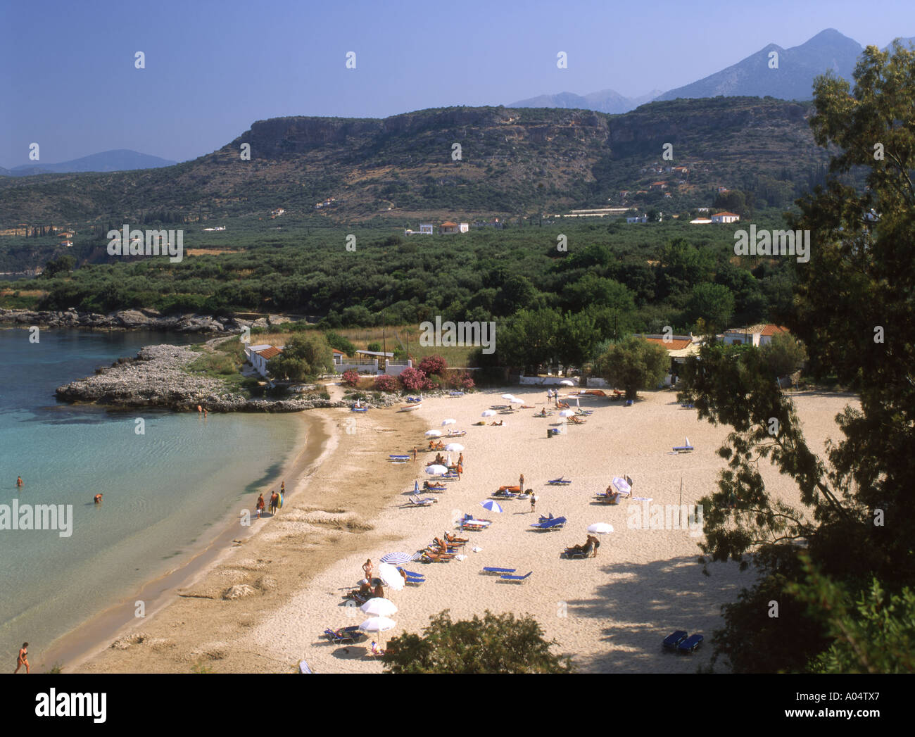 Stoupa messinia beach hi-res stock photography and images - Alamy