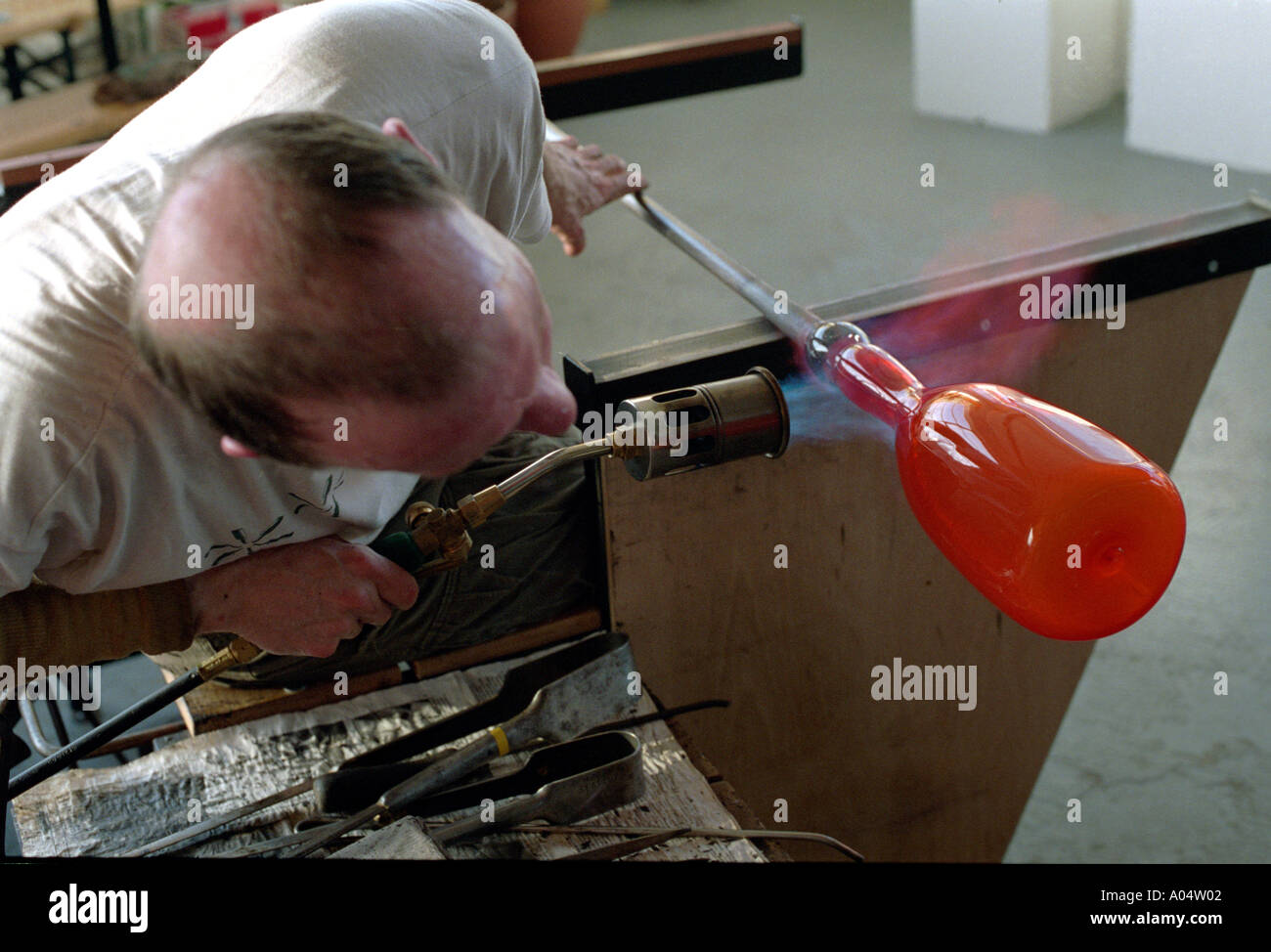 Male glass blower hi-res stock photography and images - Alamy