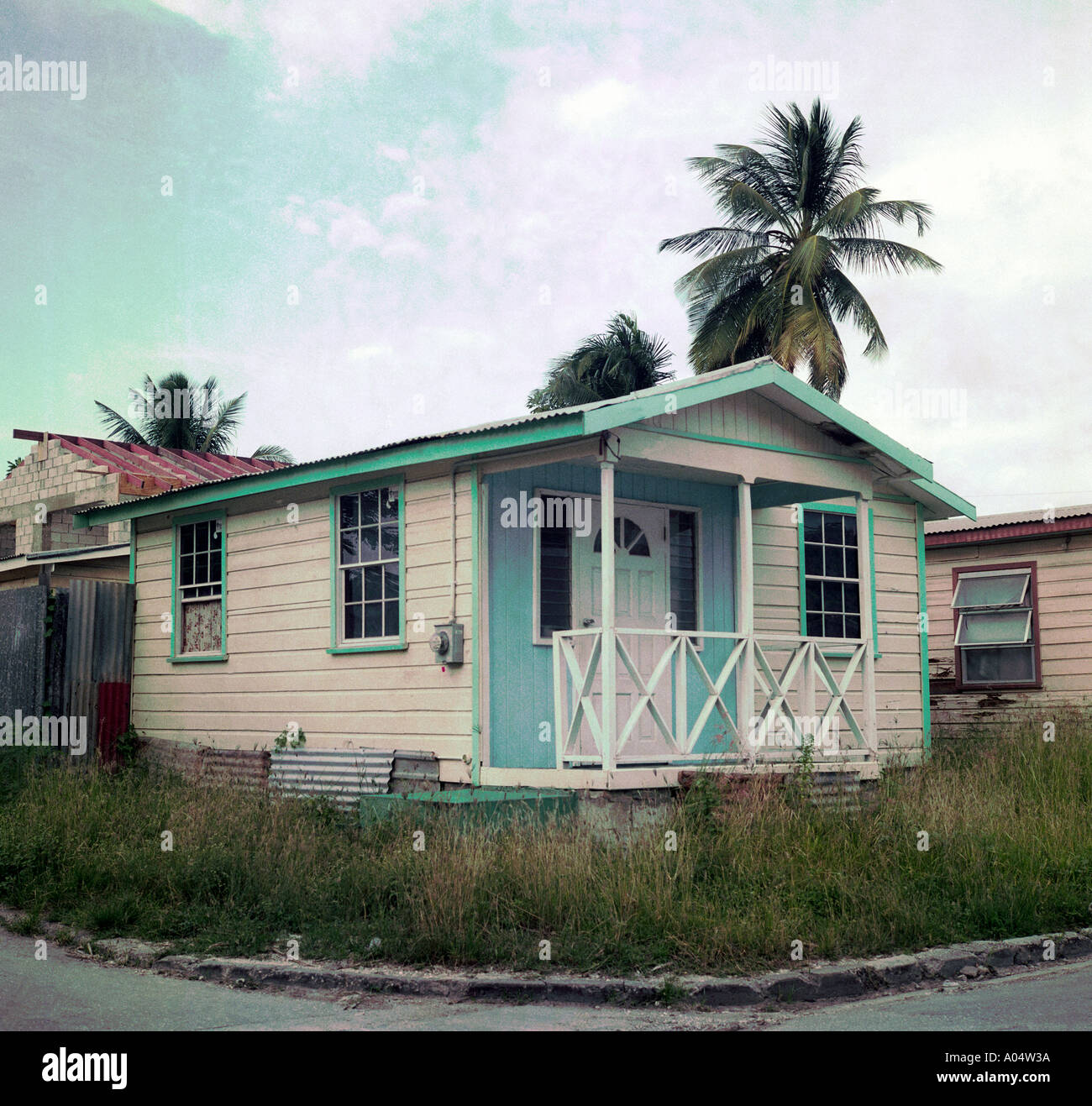 Chattel House Barbados Stock Photo - Alamy