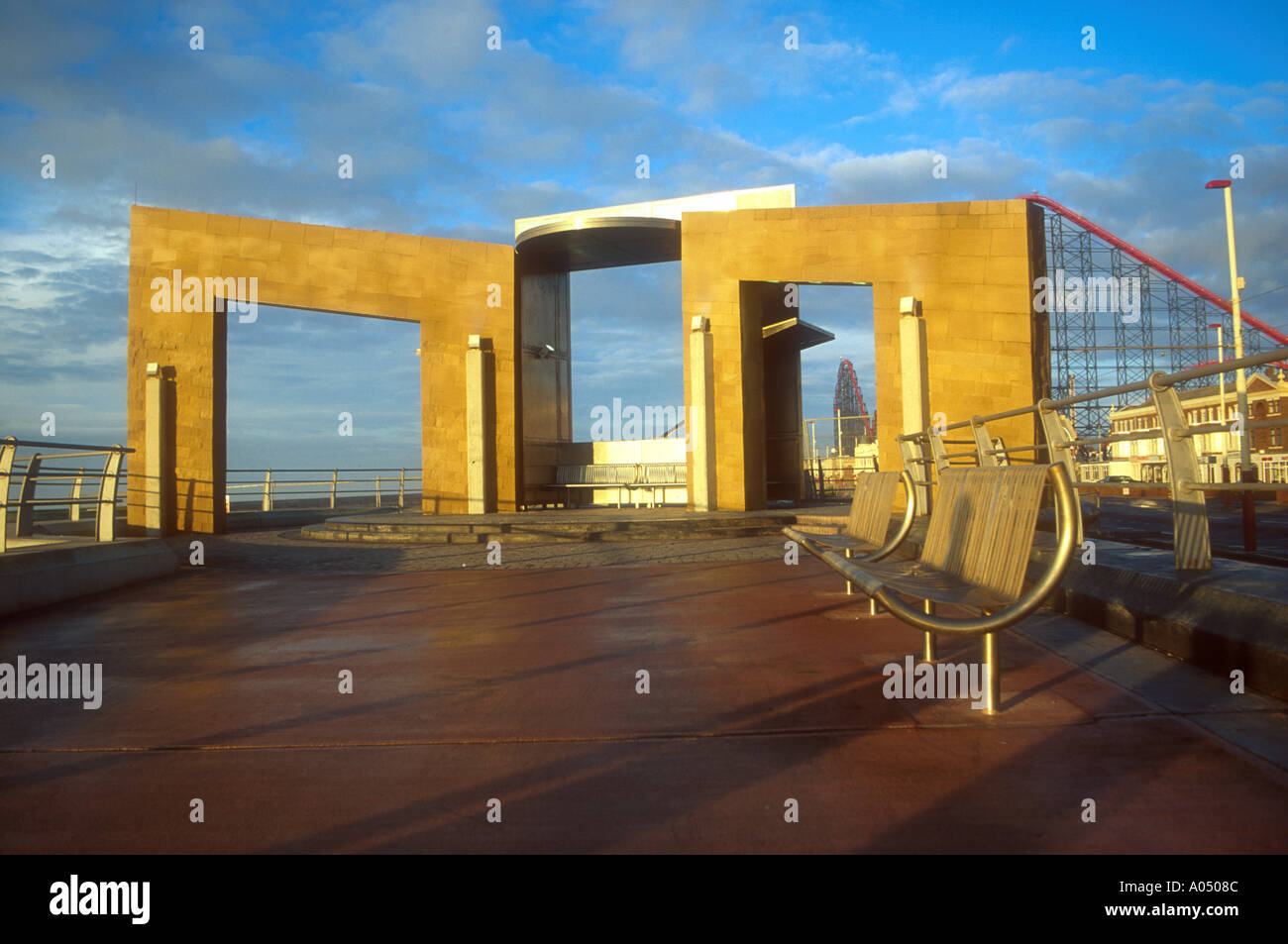 South Promenade Blackpool Lancashire England Stock Photo - Alamy