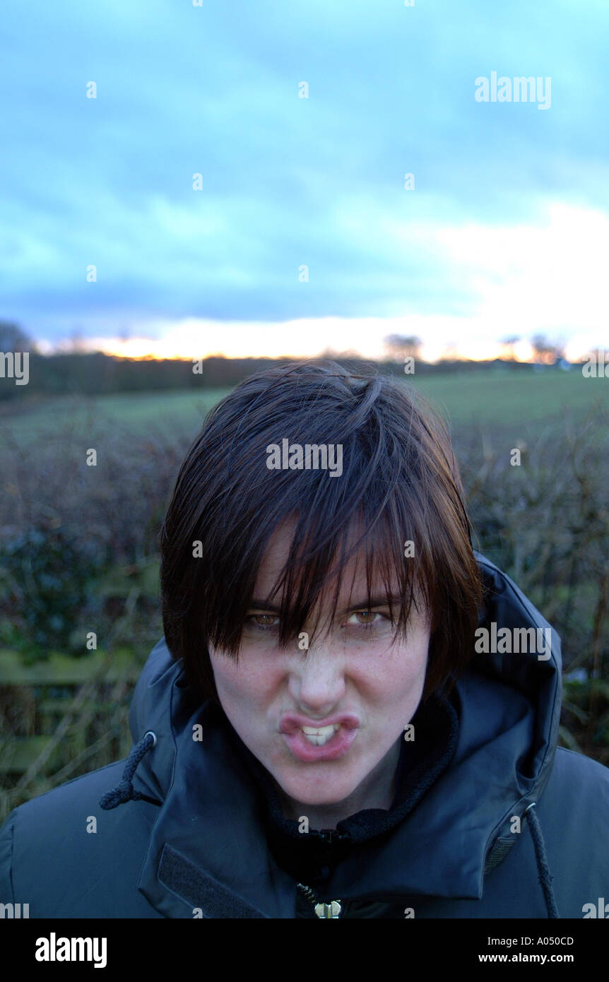 Angry sneer hi-res stock photography and images - Alamy