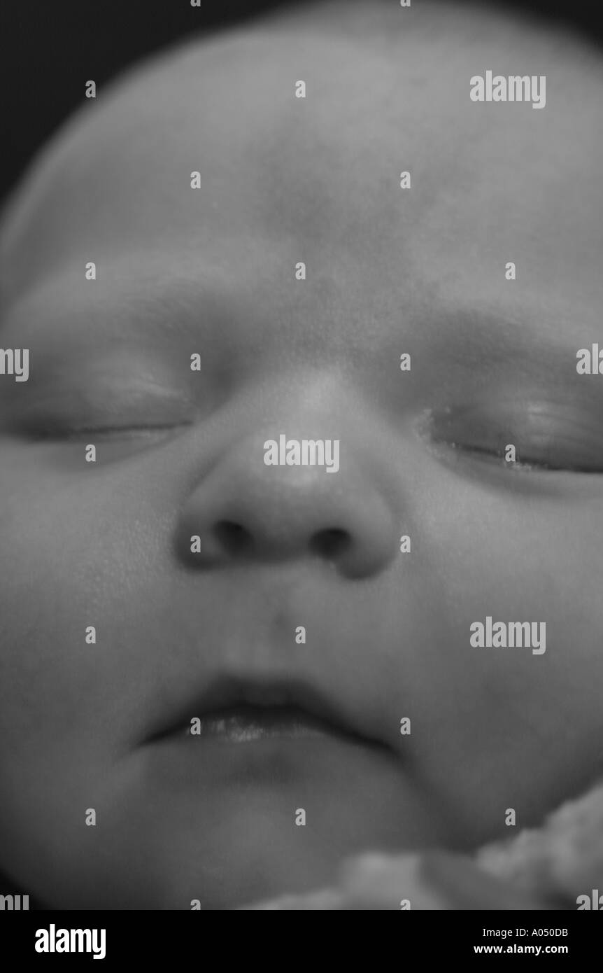 Baby tranquility Black and White Stock Photos & Images - Alamy