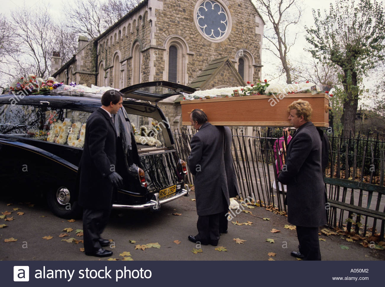 Hearse At Funeral