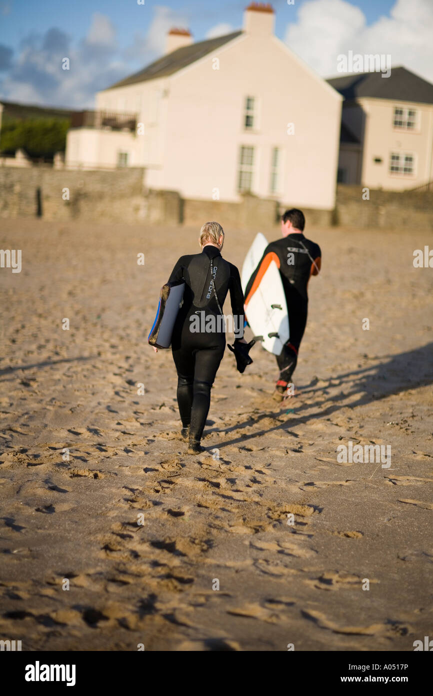 Surfing croyde bay hi-res stock photography and images - Alamy