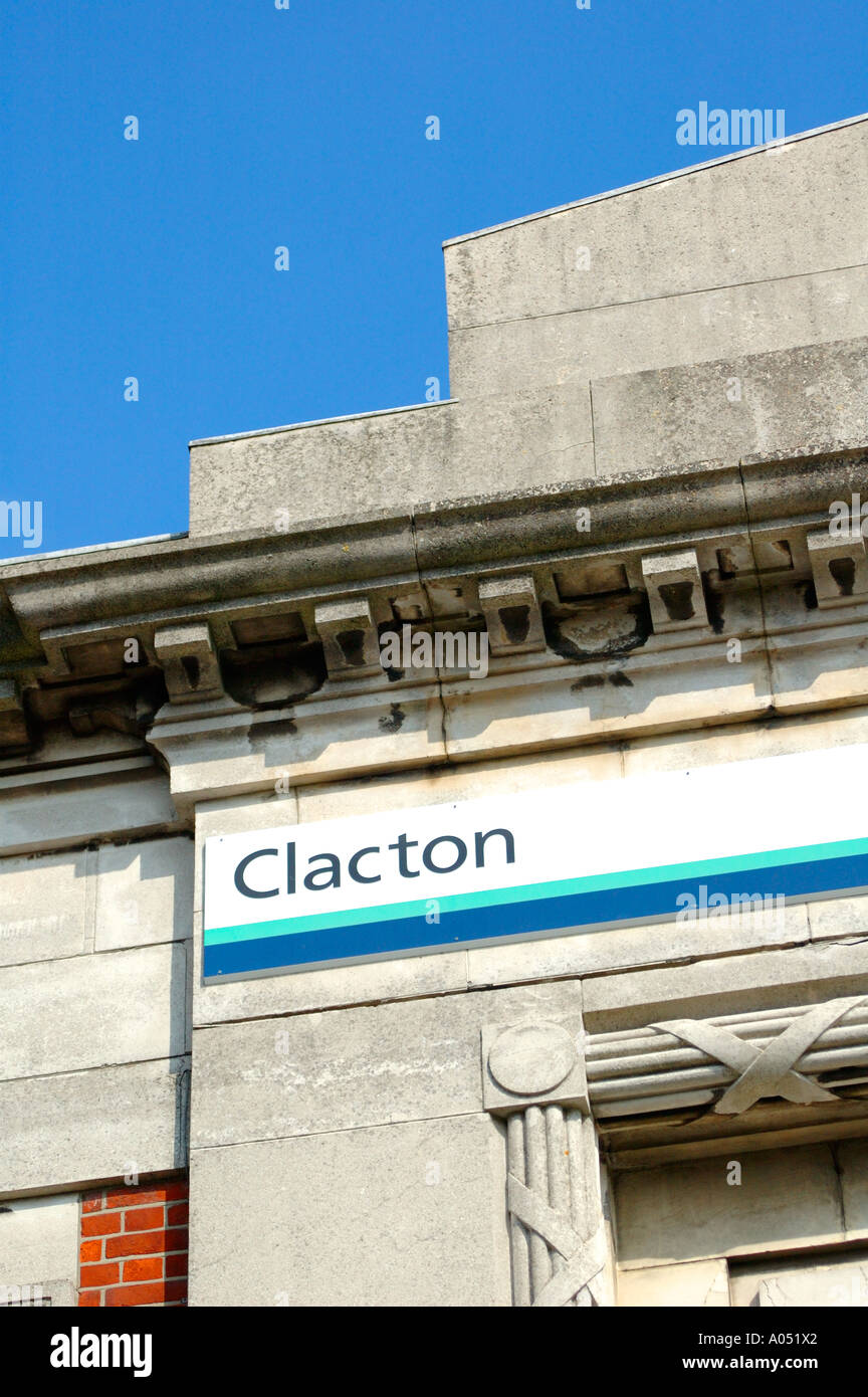 Clacton on sea train station hi-res stock photography and images - Alamy