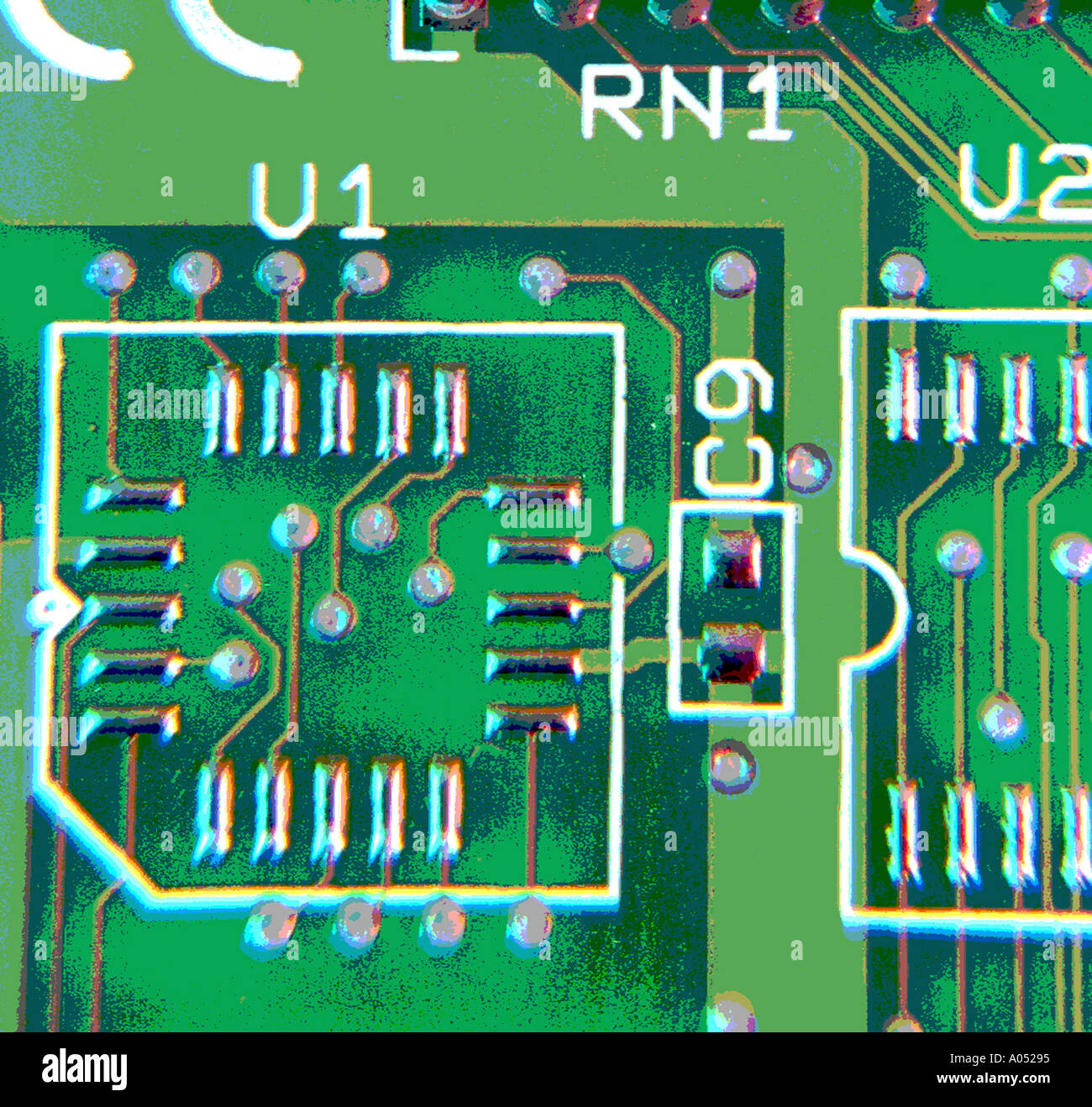 circuit board digital Stock Photo - Alamy