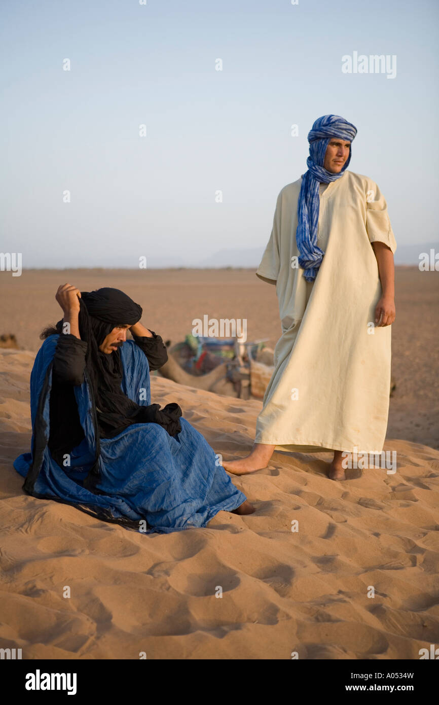 Nomads. Zagora, Sahara desert, Morocco. North Africa Stock Photo - Alamy