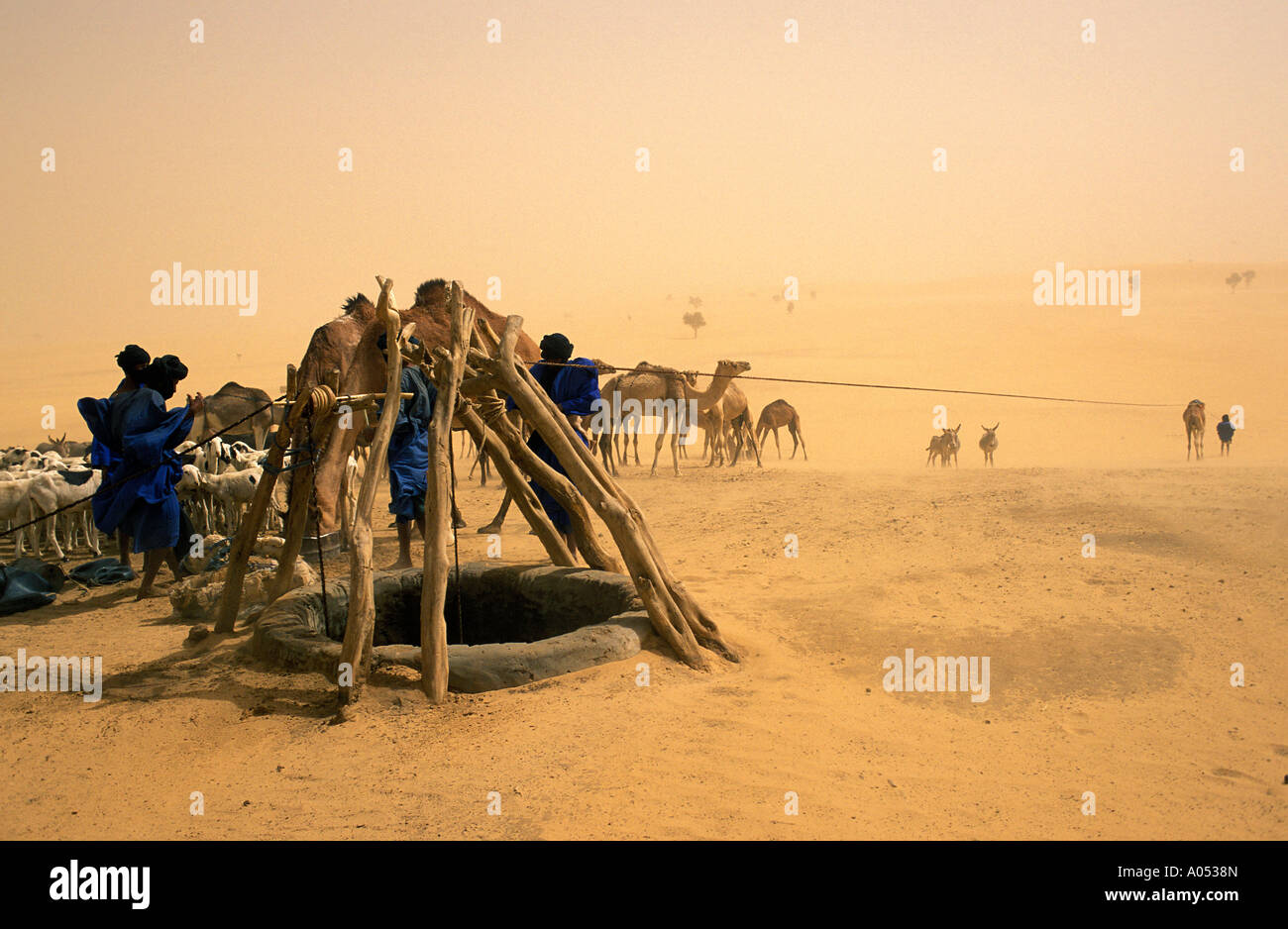 Desert well hi-res stock photography and images - Alamy