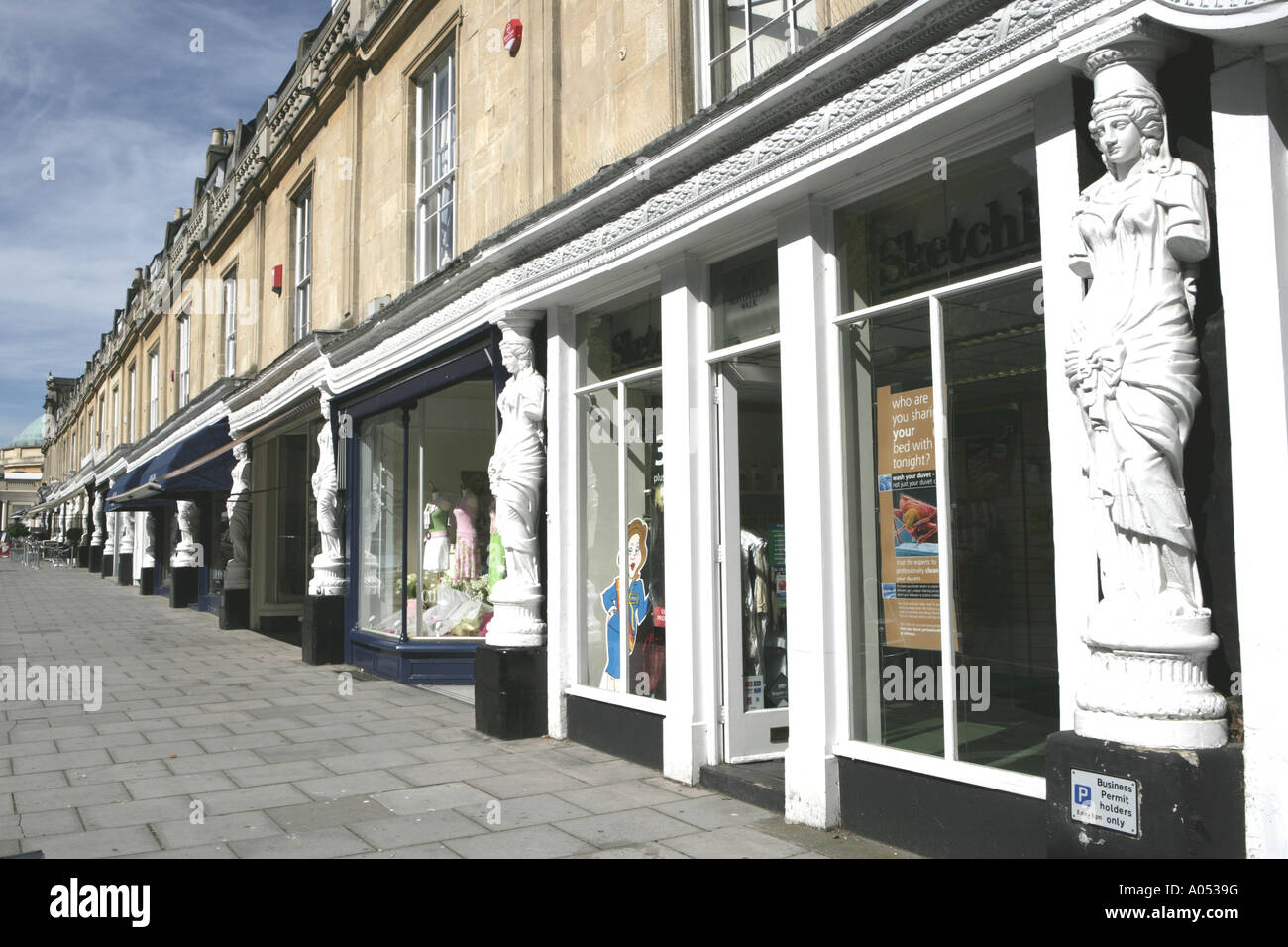 The white female figure around the buildings at Montpellier Walk in the ...