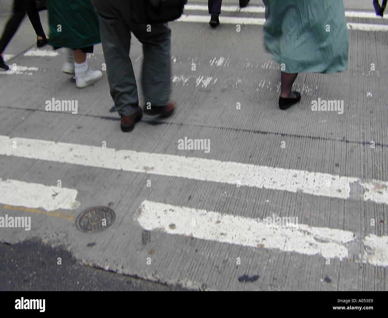 Pedestrians in a crosswalk Seattle Washington USA Stock Photo - Alamy