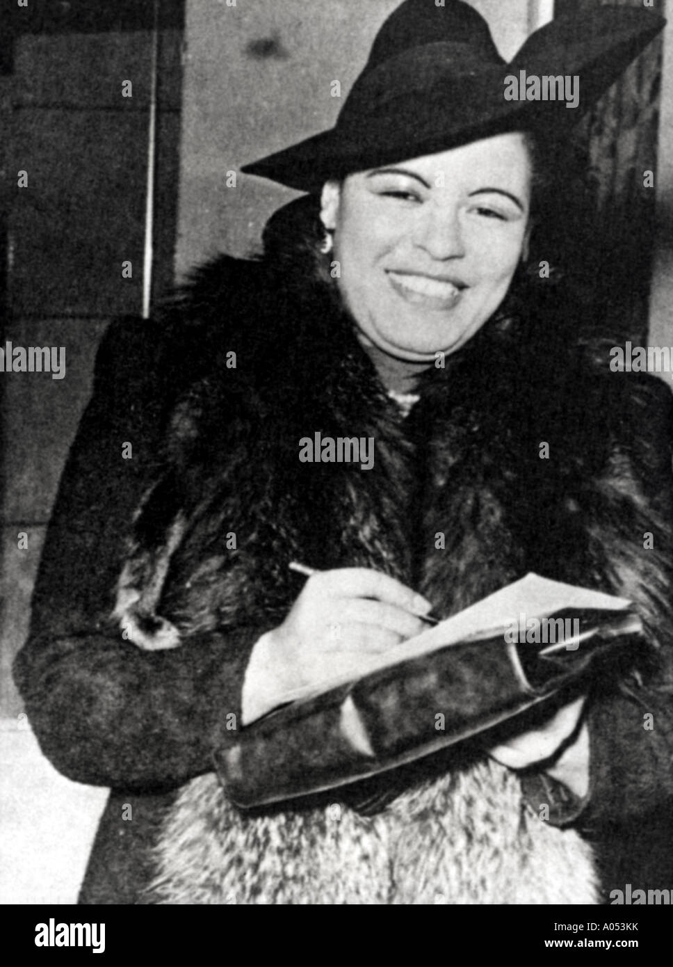 BILLIE HOLIDAY US jazz singer 1915 - 1959 Stock Photo - Alamy