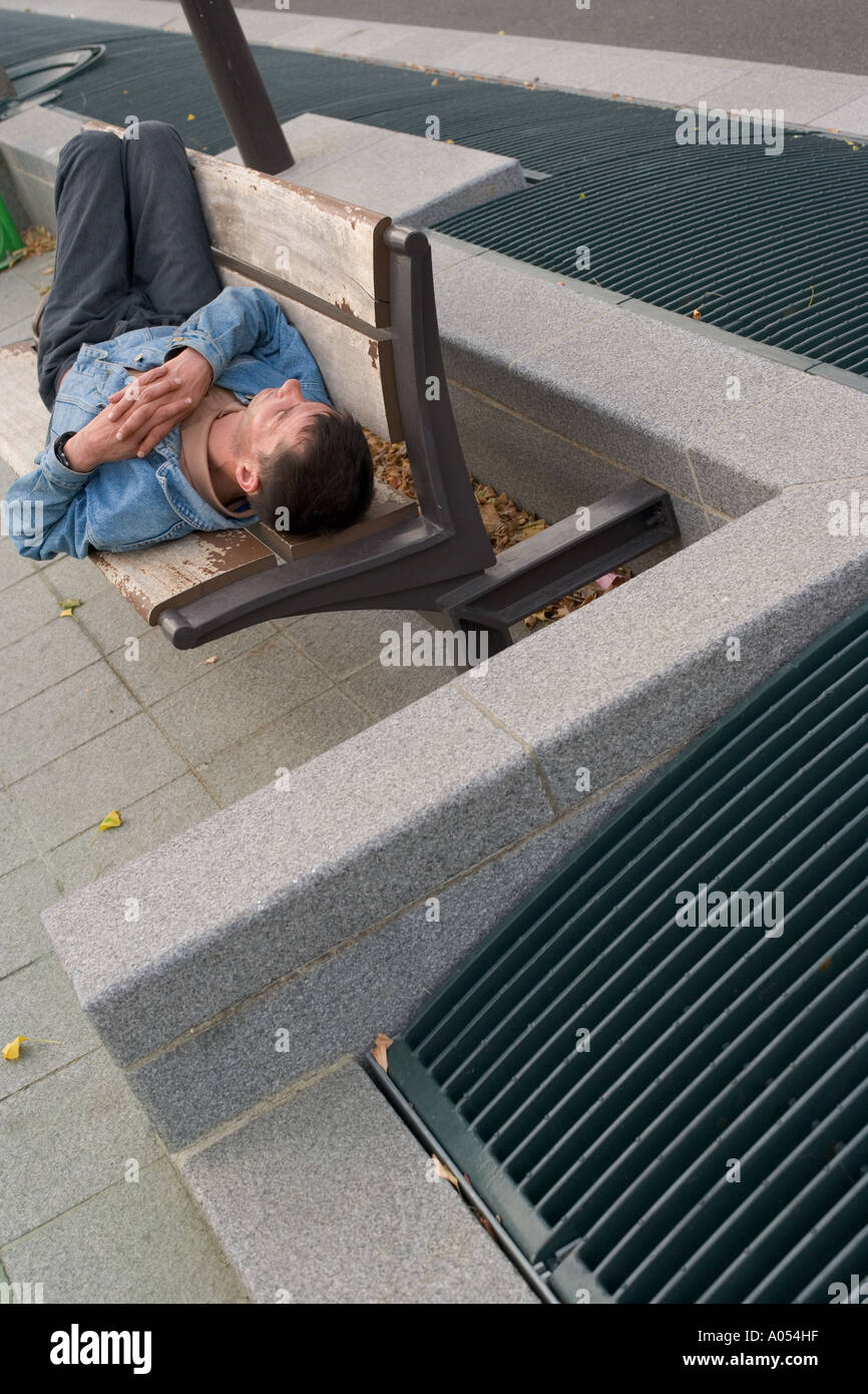 Tramp in Paris France Stock Photo - Alamy