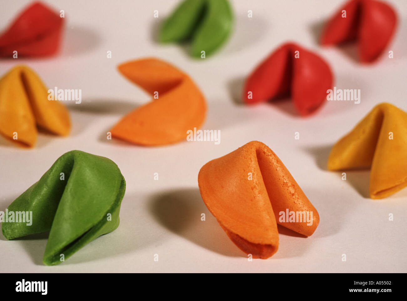 Colored Fortune Cookies Stock Photo - Alamy