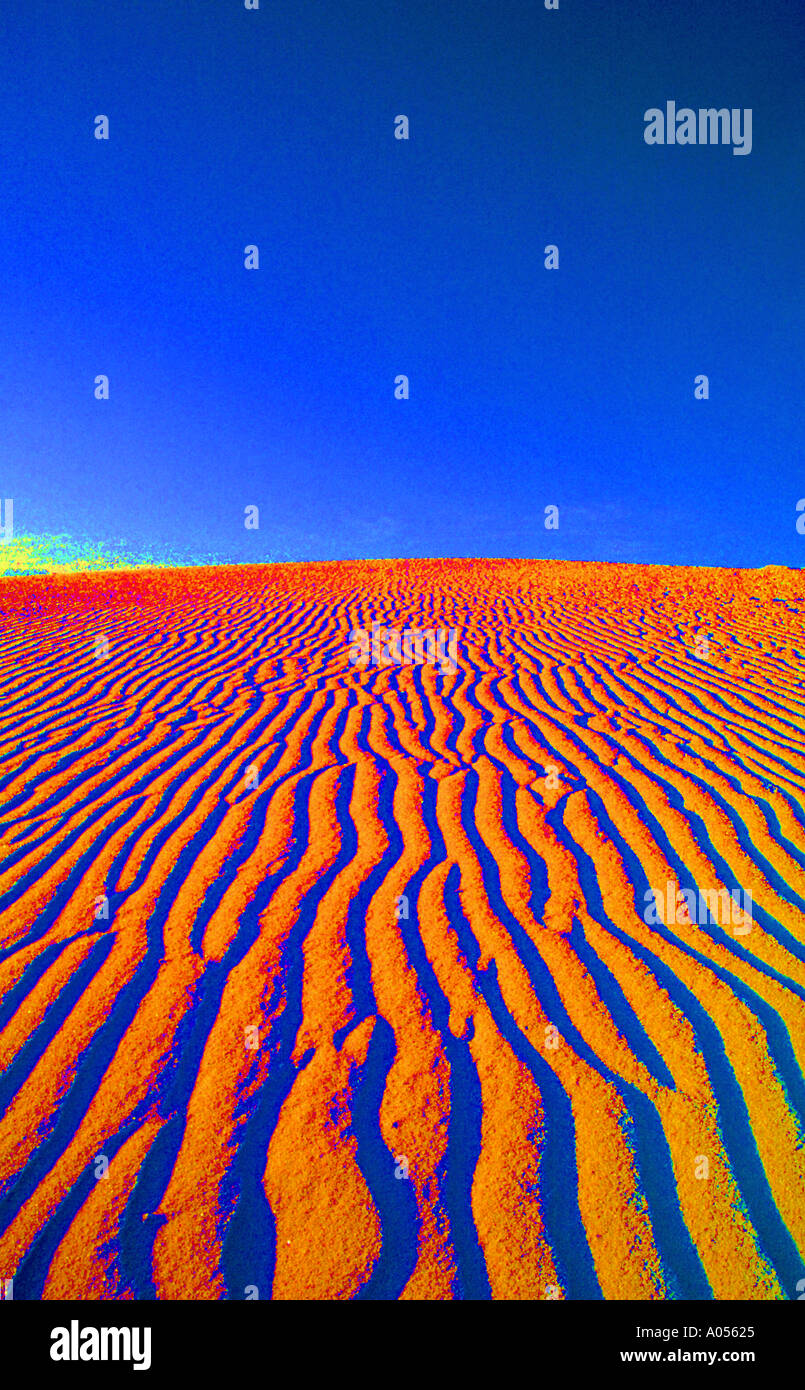 dunes sand desert arid aridity structures waves Stock Photo - Alamy