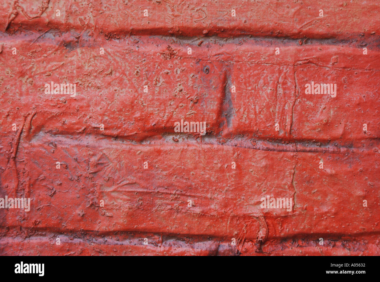 background red wall structure painted bricks Stock Photo - Alamy