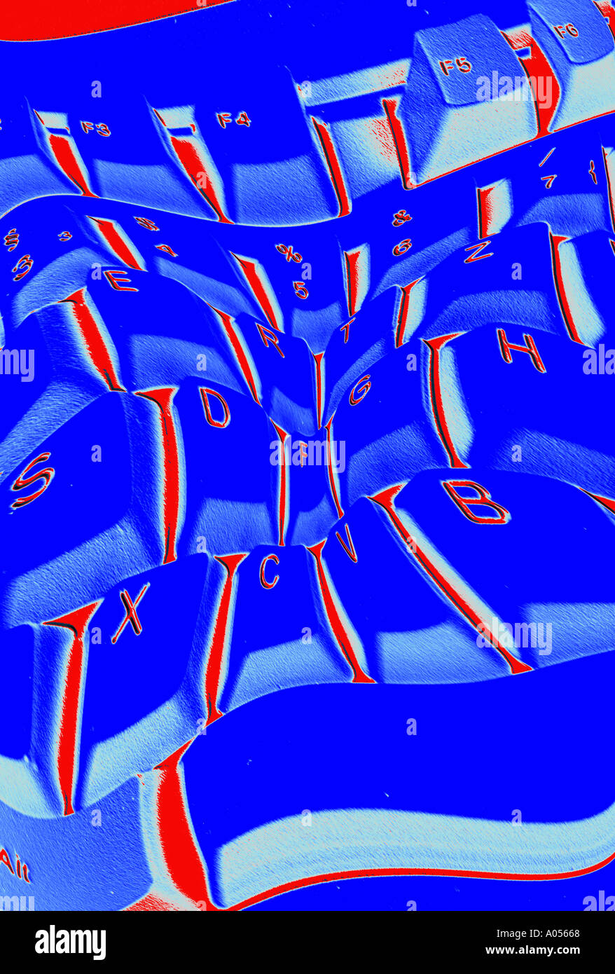 computer keyboard office working pc Stock Photo - Alamy