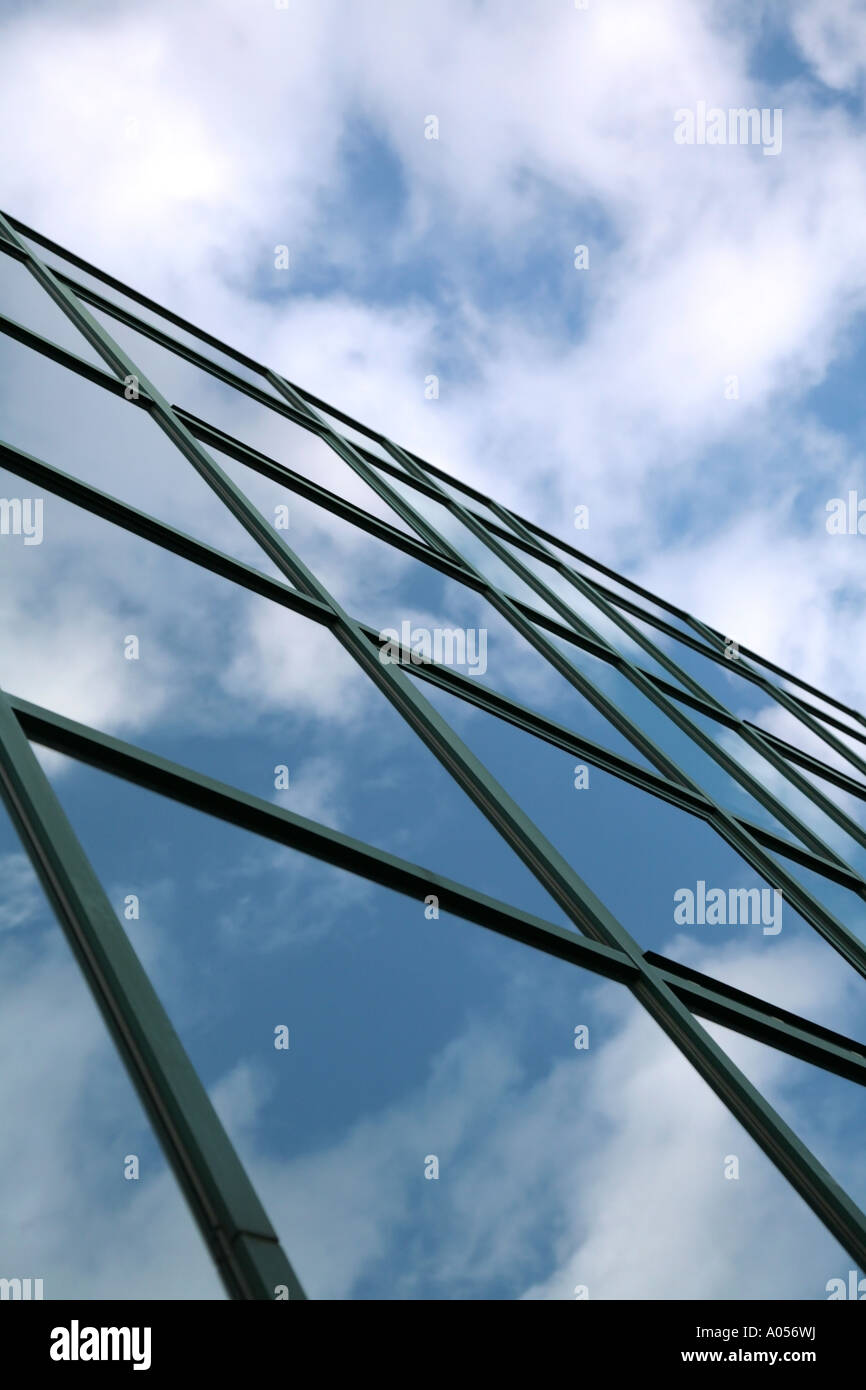 glass office block Stock Photo - Alamy