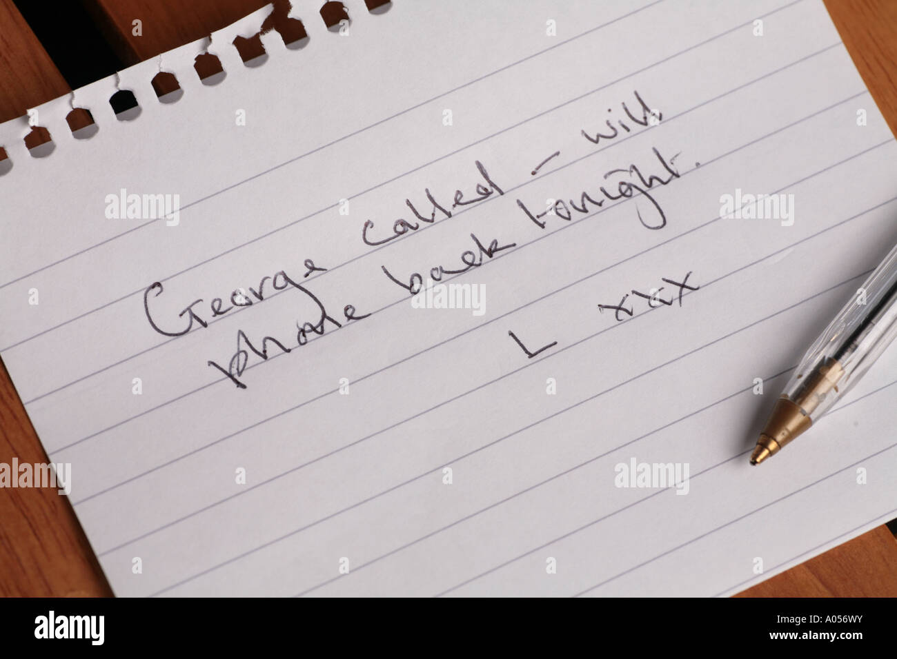 telephone message note Stock Photo - Alamy