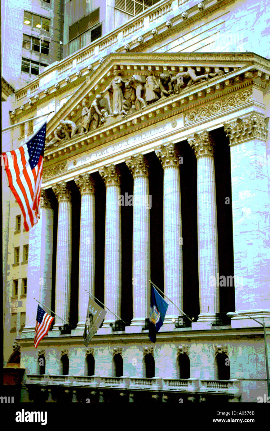 Stock market building on Wall Street Stock Photo - Alamy