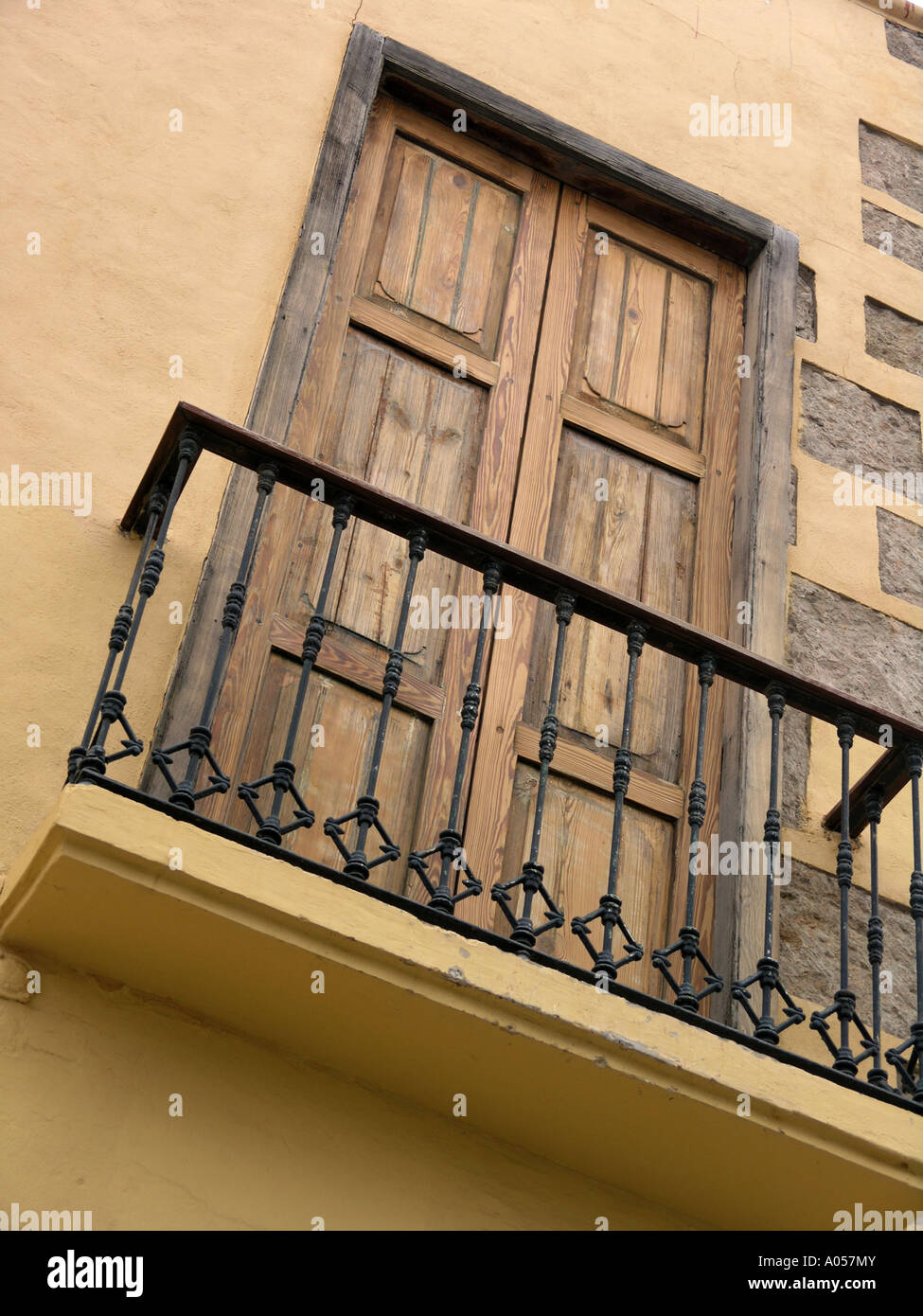 Planted wooden balconies hi-res stock photography and images - Alamy