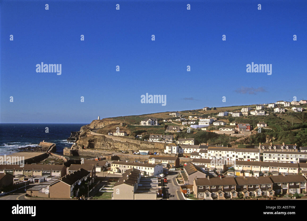 Small village up on hill hi-res stock photography and images - Alamy