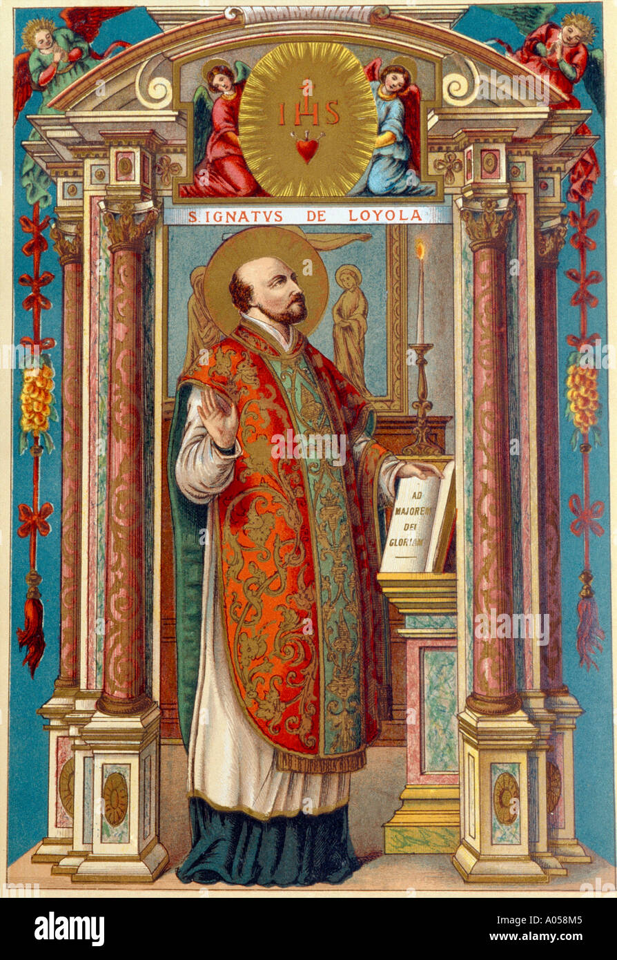 Saint Ignatius Loyola Stock Photo - Alamy