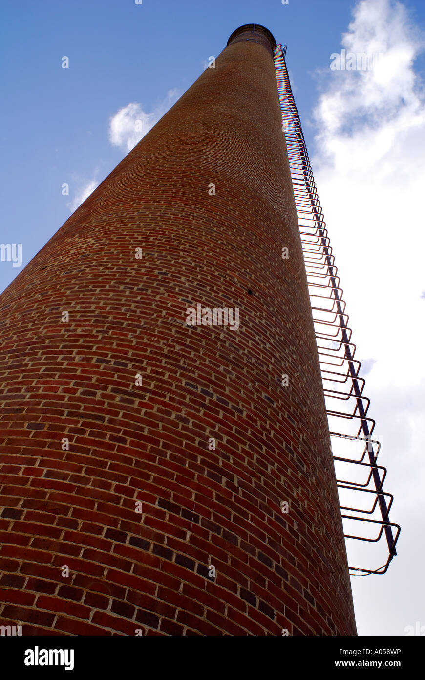 Ladder on chimney hi-res stock photography and images - Alamy