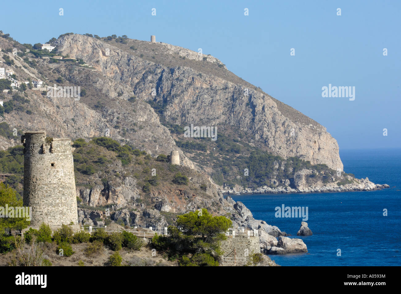 Cliffs of maro malaga hi-res stock photography and images - Alamy