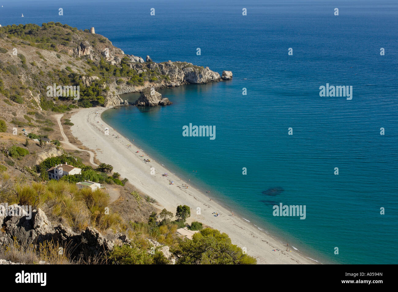 Cliffs of maro malaga hi-res stock photography and images - Alamy