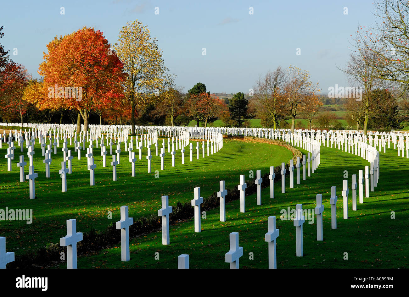 american military cemetery, cambridge, england Stock Photo - Alamy