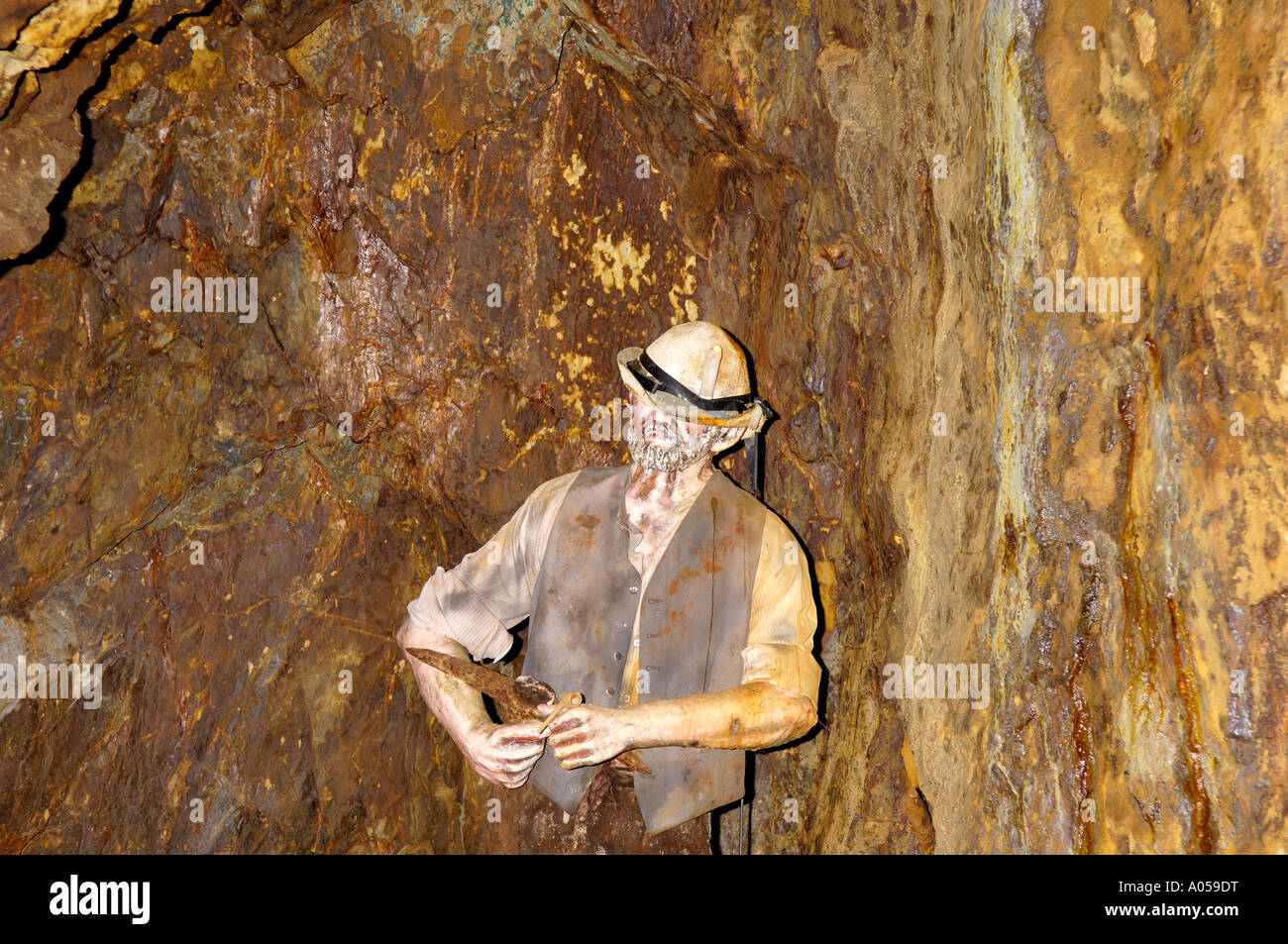 Display Sygun Copper Mine Beddgelert Snowdonia North West Wales Stock ...